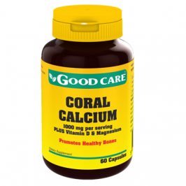 Coral Calcium 60 cápsulas Good Care - Clorofila - Medicina Natural